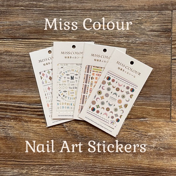 Miss Colour | Bath & Body | Miss Colour Nail Art Stickers | Poshmark